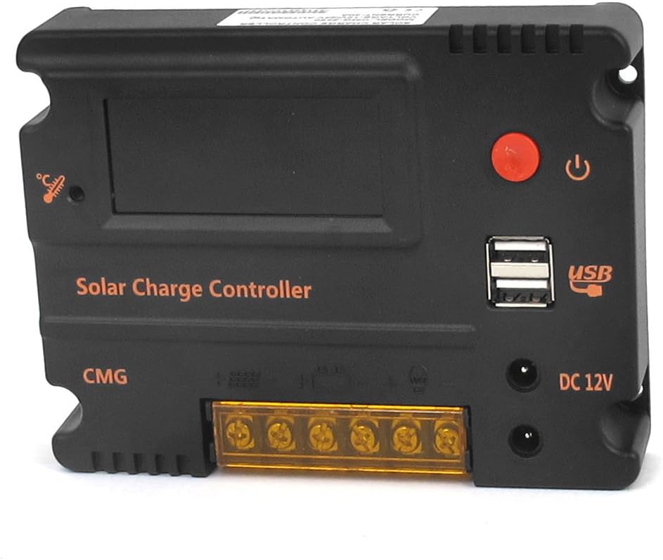 Amazon.com: CMG-2420 20A 12V 24V PWM LCD Solar Charge Controller ...