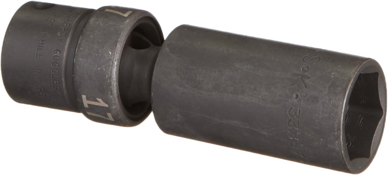 Amazon.com: SKT-33367 3/8" Drive 6 Point Swivel Metric Impact Socket ...