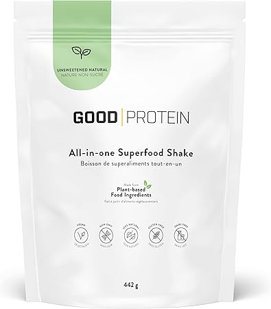 Good Protein Vegan Plant-based Protein Powder (Unsweetened, 442g) 100% ...
