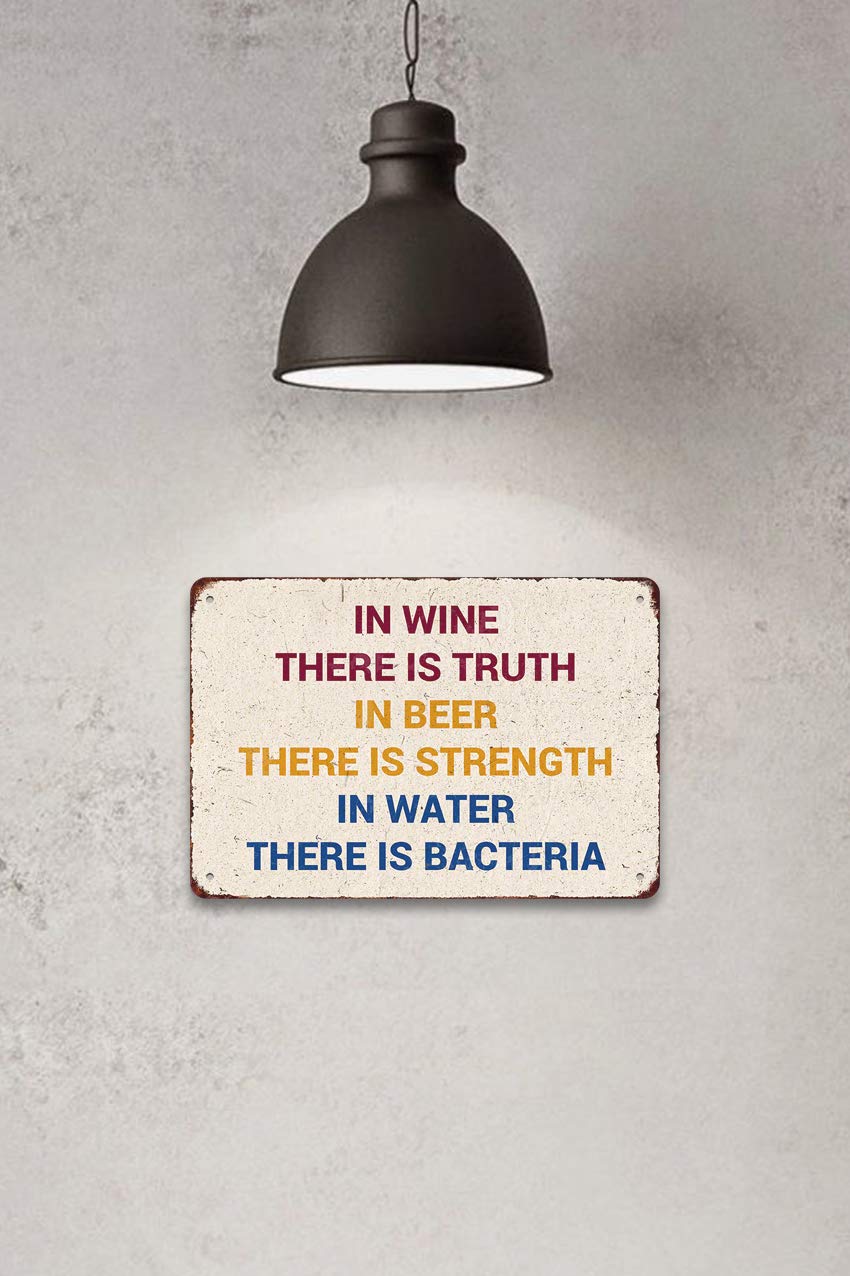 Water Has Bacteria Quote Benjamin Franklin Quote Poster Canvas Wall