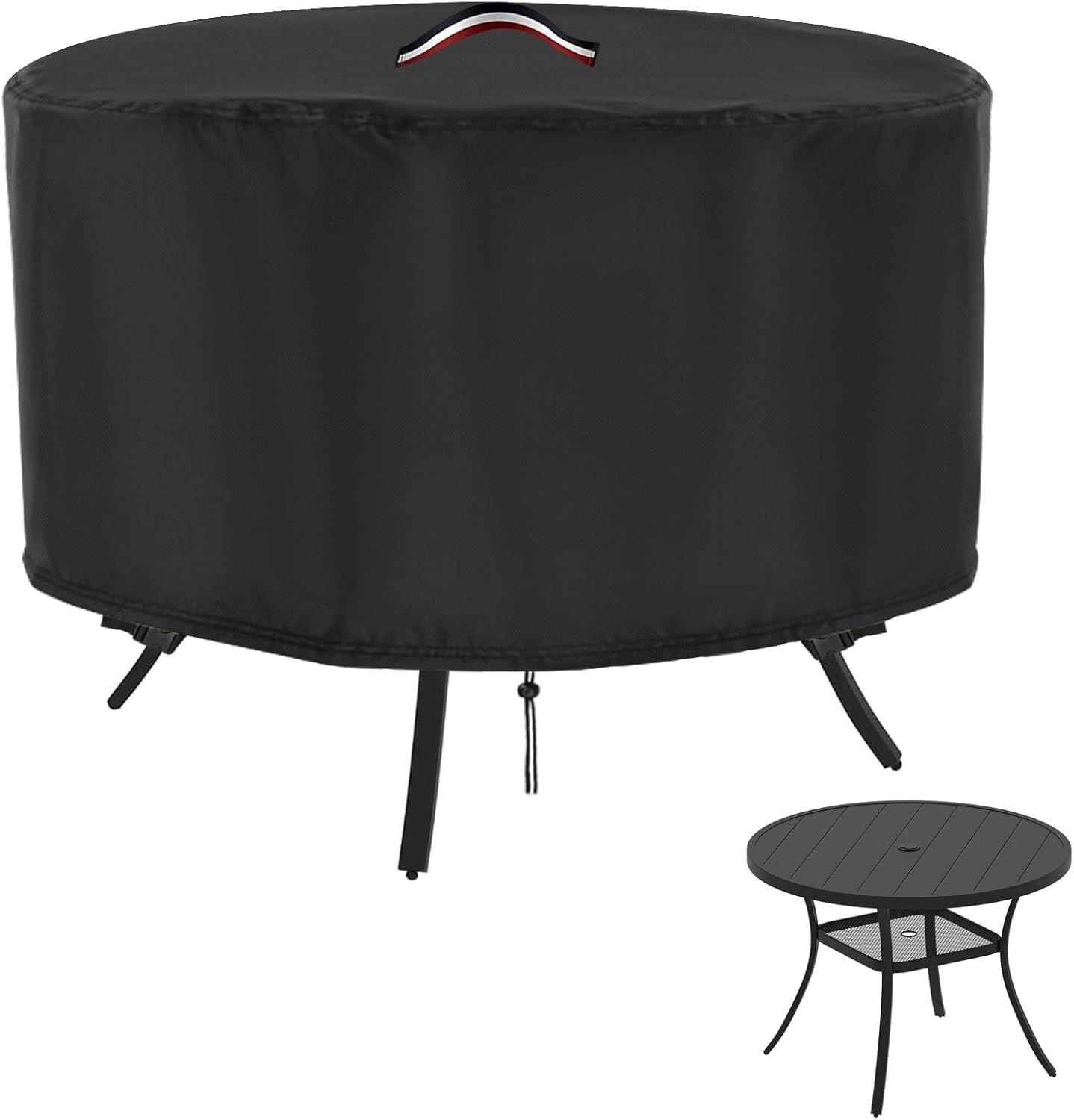 Amazon.com : Patio Table Cover, 43 Inch Round Outdoor Table Cover ...