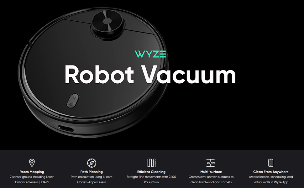 Watch WYZE lidar robot vacuum on Amazon Live