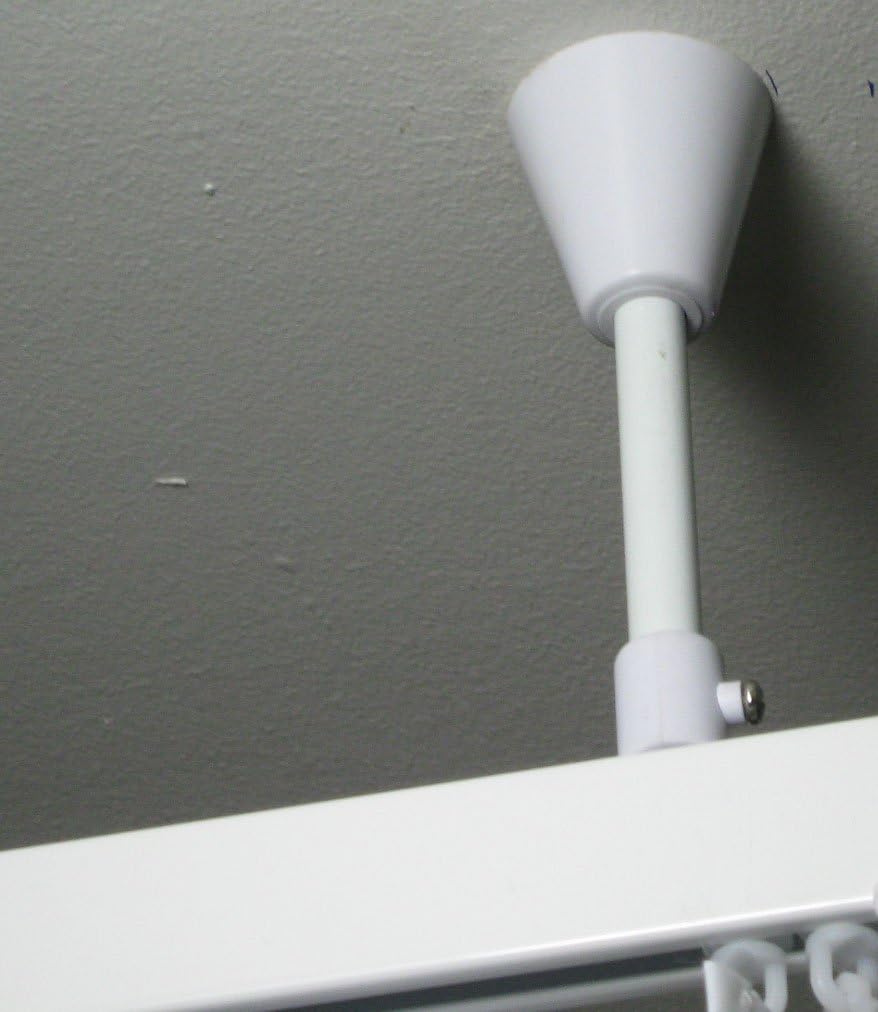 Amazon.com: Ceiling Support Kit for Shower Curtain Rail 24" white