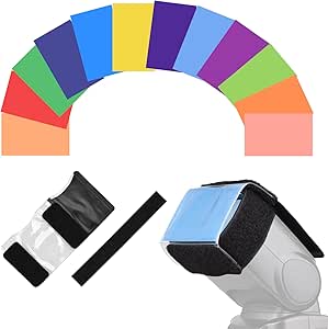 Amazon.com: XIXIAN 12pcs Universal Camera Flash Gels Lighting Filters ...