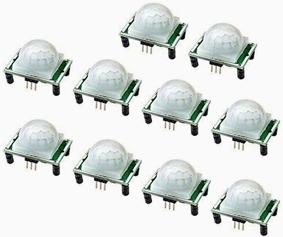 Amazon.com: WMYCONGCONG 10 PCS HC-SR501 PIR Module Pyroelectric ...