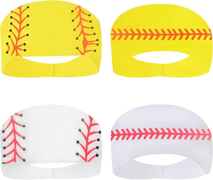 Amazon.com: 4pcs Outdoor Sports Hairbands Hair Accessories Softball ...