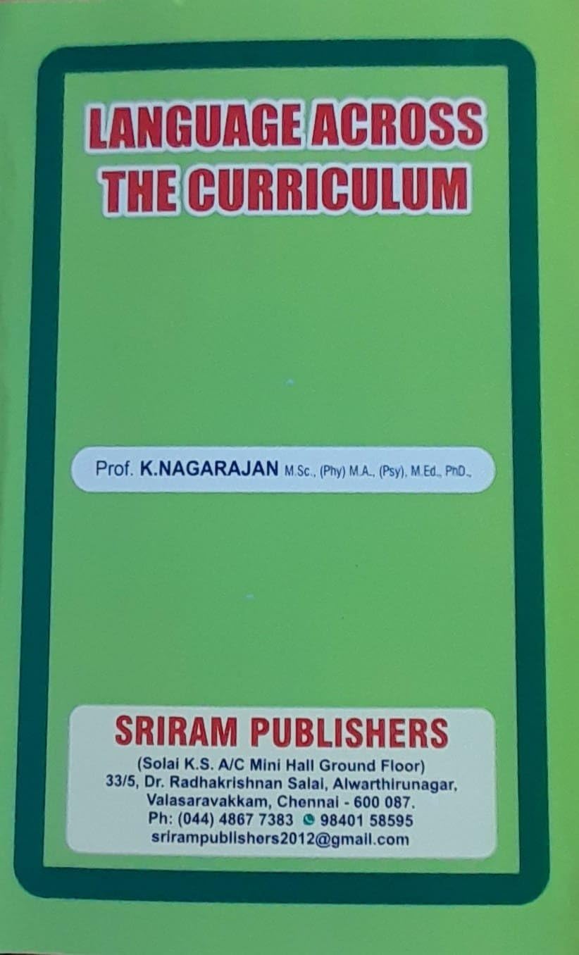 Language Across The Curriculum : Prof. Nagarajan: Amazon.in: Books