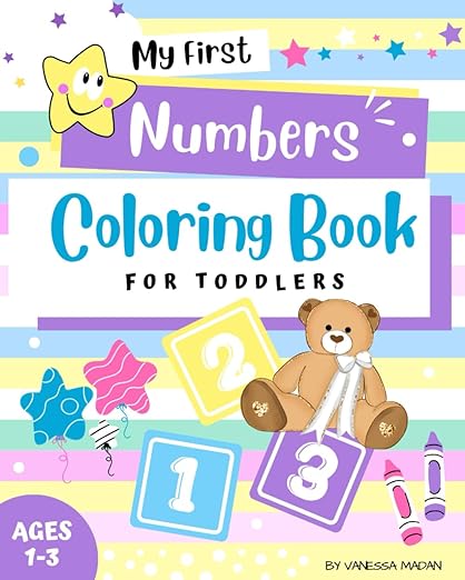 Amazon.com: My First Numbers Coloring Book: For Toddlers (ATHENA AND ...