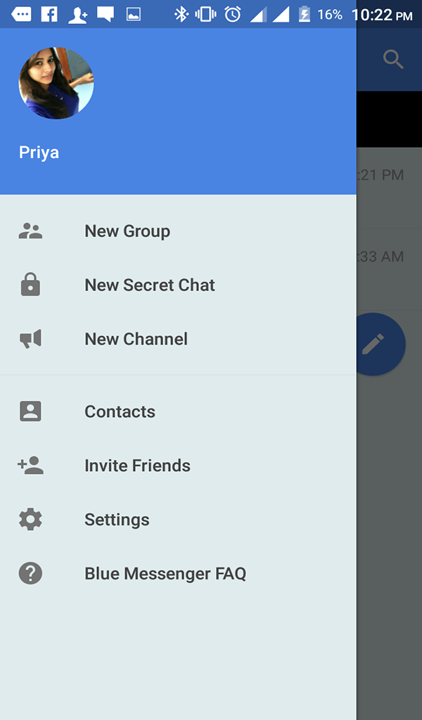 BLUE MESSENGER - App on Amazon Appstore