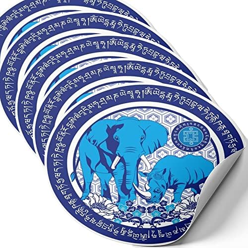 Amazon.com: Hamsa Hand Life Force Amulet Feng Shui Stickers, Feng Shui ...