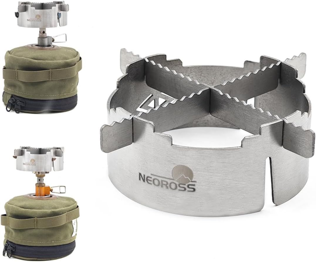 Amazon.co.jp: NEOROSS(ネオロス) チタン風防 延長ゴトク付き BRS-3000T対応 純チタン製 五徳付き風防 ...