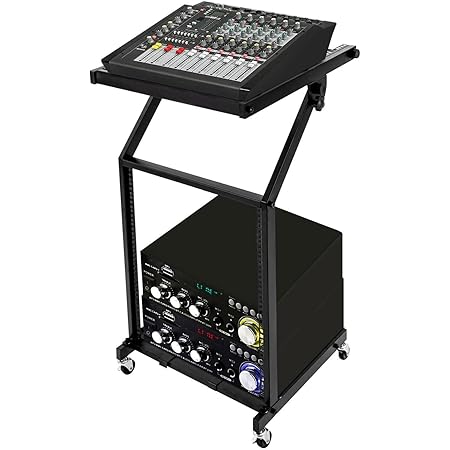 Amazon.com: Rack Mount Mixer Case Stand, Studio Equipment Cart, Stage ...
