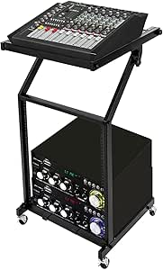 Amazon.com - JAJADAH Rack Mount Mixer Case Stand, Studio Equipment Cart ...
