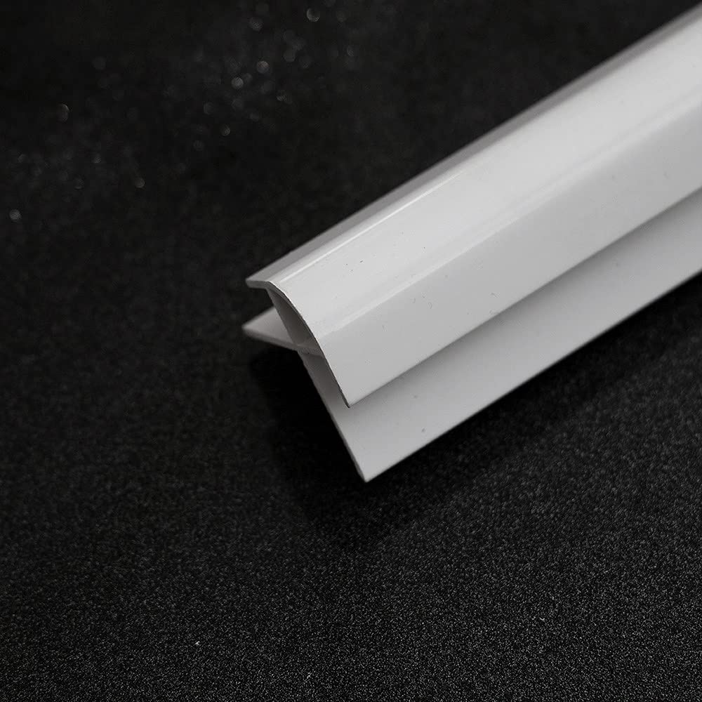 Buy Claddtech Bathroom Wall Panel Trims (External Corner White) PVC Waterproof Finishing Trims ...