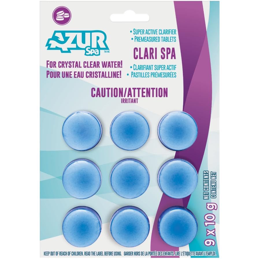10 g Spa Clarifier Tablets - 9 Pack : Amazon.ca: Patio, Lawn & Garden
