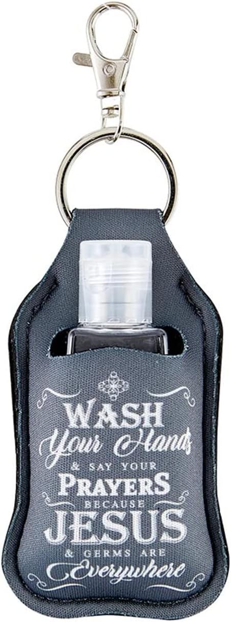 Amazon.com: Living Grace Jesus & Germs Hand Sanitizer Key Chain - 6/pk ...