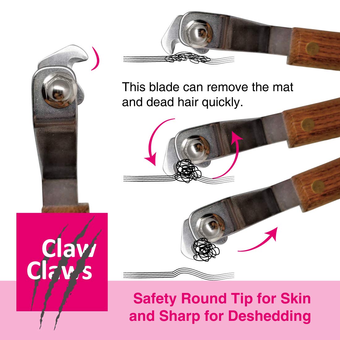 Claw Claws Dematting Tool For Dogs Cats Rounded Edge Blades Claw Claws ...