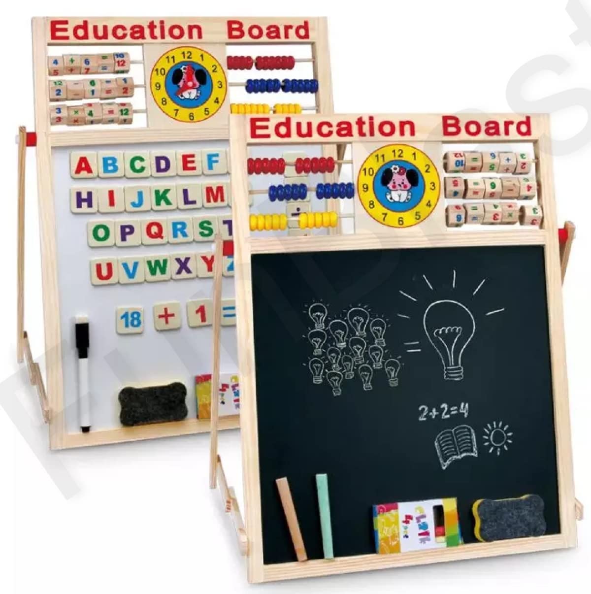 Buy FunBlast Magnetic Wooden Board for Kids - Education Board for Kids ...