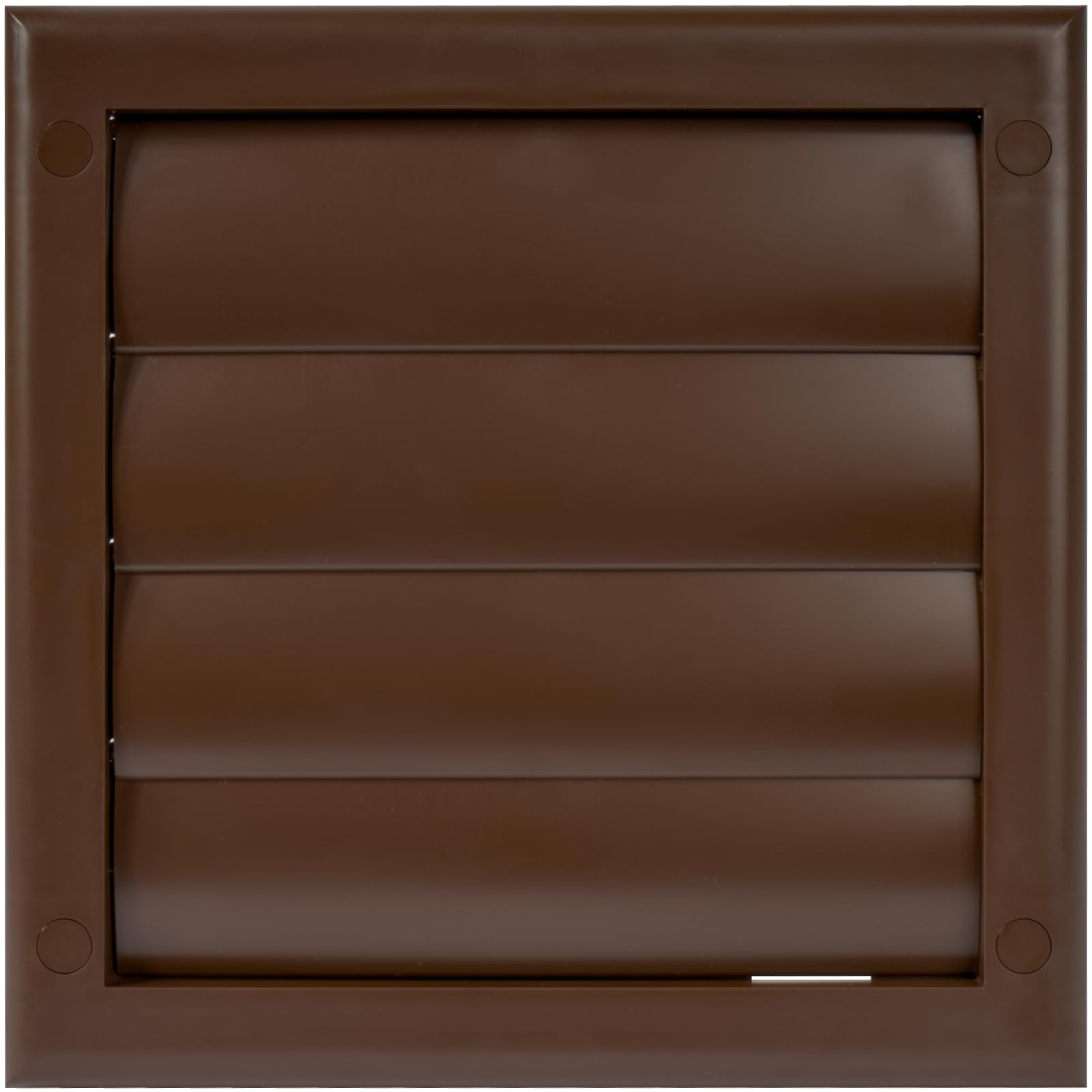 Amazon.com: HVAC OV ø4" Inch Brown Square Exhaust Vent Cover- Louvered ...