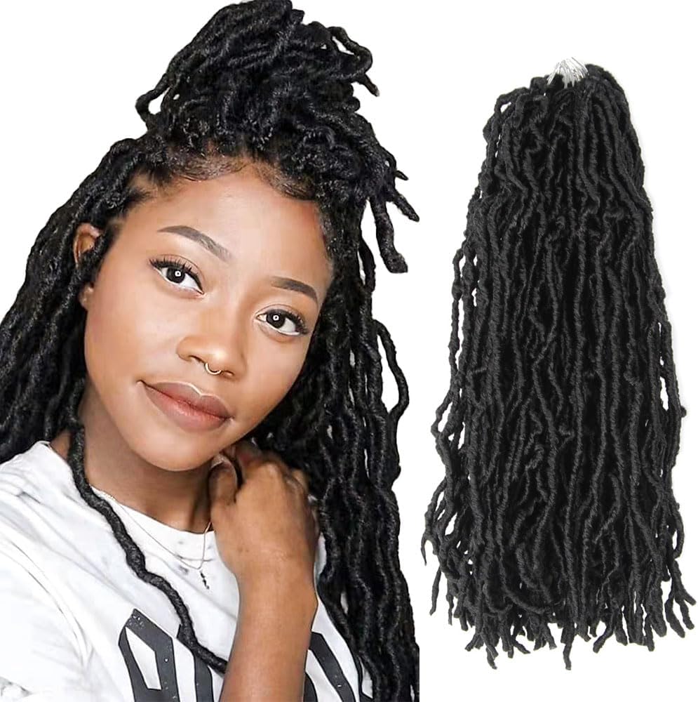 Amazon.com : 6 Pack Gypsy Locs Crochet Hair 18 Inch Crochet Locs 3 Tone ...