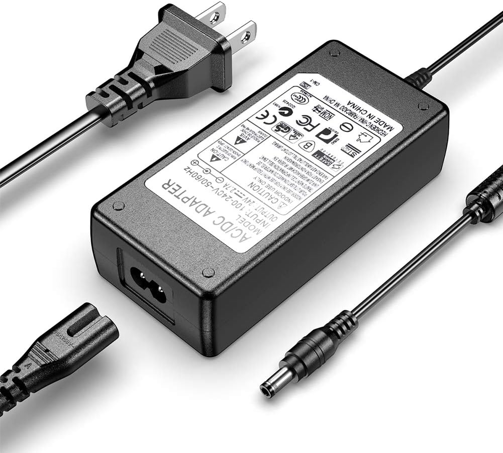 Amazon.com: UL-Listed 24V 2.5A 60W AC/DC Adapter, 24vdc 2.5amp Power ...