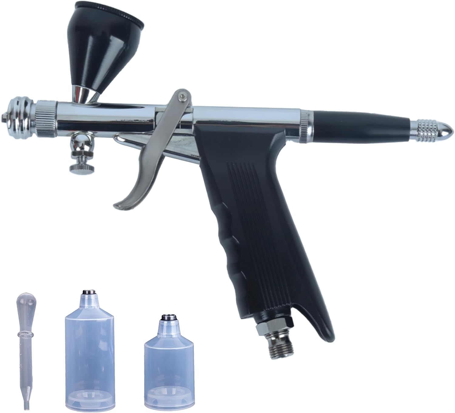 Amazon.com: Airbrush kit Gravity Feed Trigger Double Action 0.5mm ...