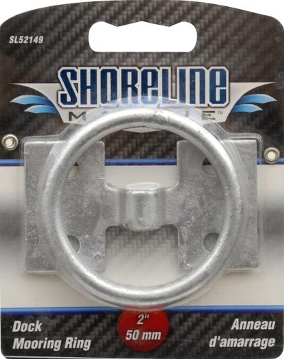 Amazon.com : Shoreline Marine Dock Galvanized Mooring Ring, 2-Inch ...