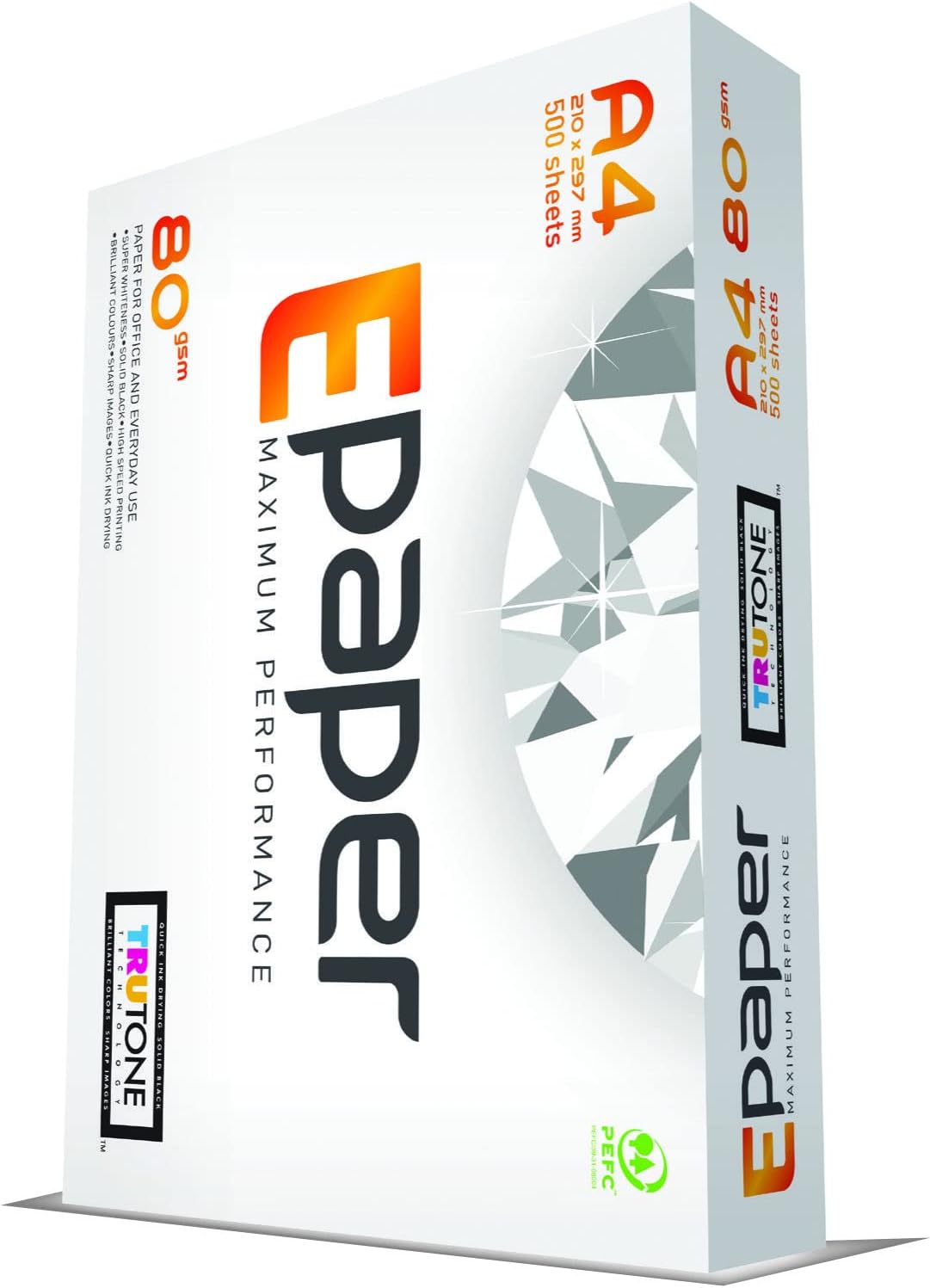 HP Printer Paper, Home & Office A4 Paper, 210x297mm, 80gsm, 1 Ream, 500 ...