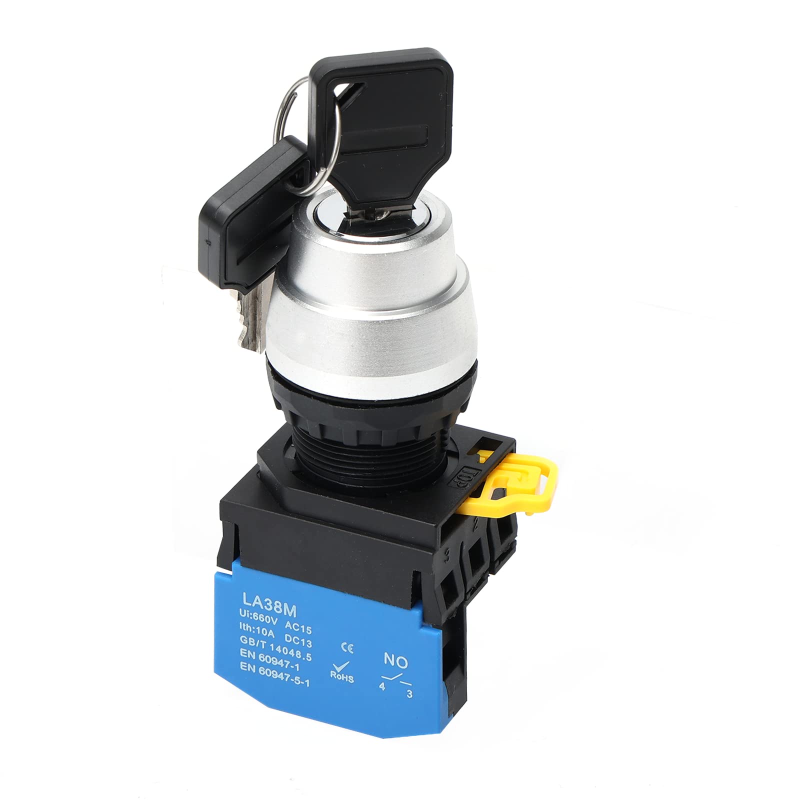 Snapklik.com : STARELO 22mm Key Switch 2 Position Maintained 1NO ...