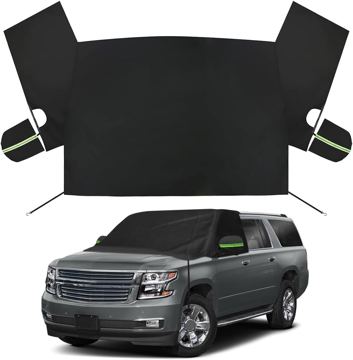 Amazon.com: sportuli Windshield & Front Side Window Snow Cover Replace ...