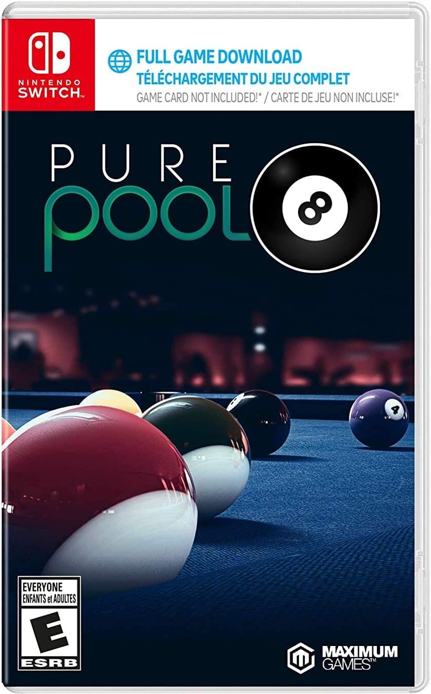 Maximum Games Pure Pool Switch (Code In Box) - Nintendo Switch Games ...