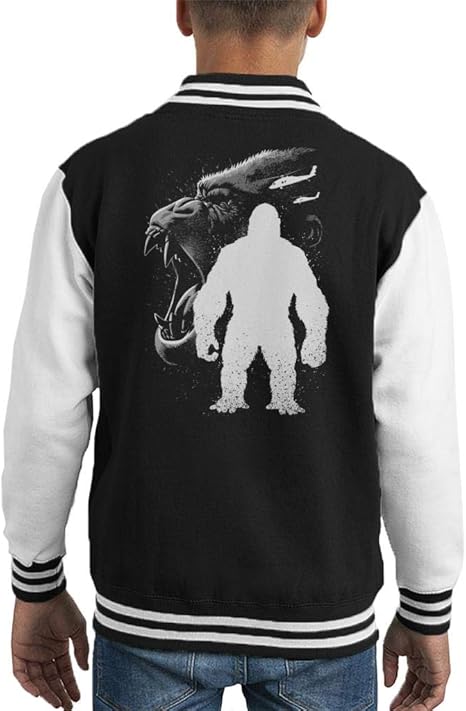 Inking King Kong Kid's Varsity Jacket : Amazon.de: Bekleidung