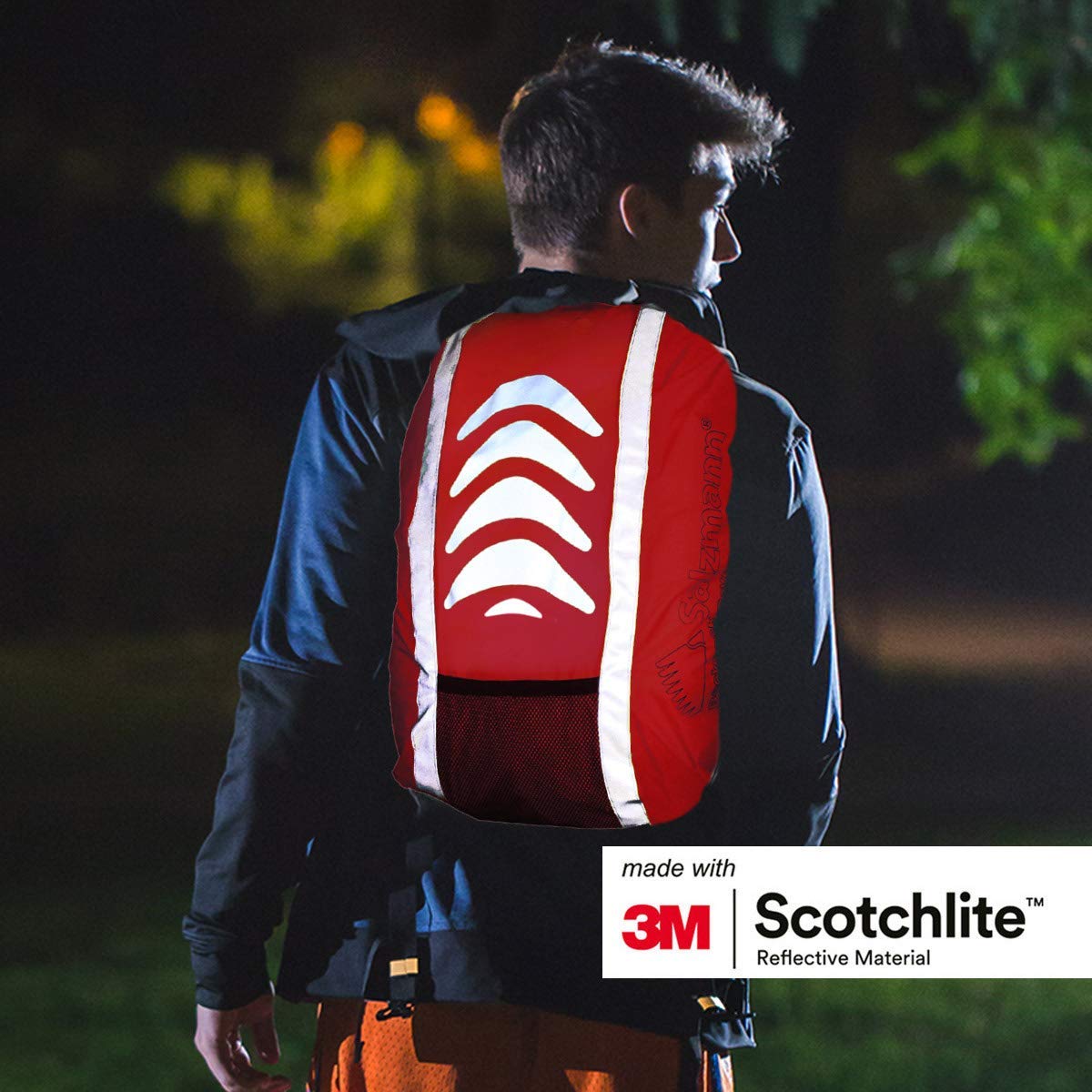 Snapklik.com : Salzmann Reflective Backpack Cover High Visibility ...