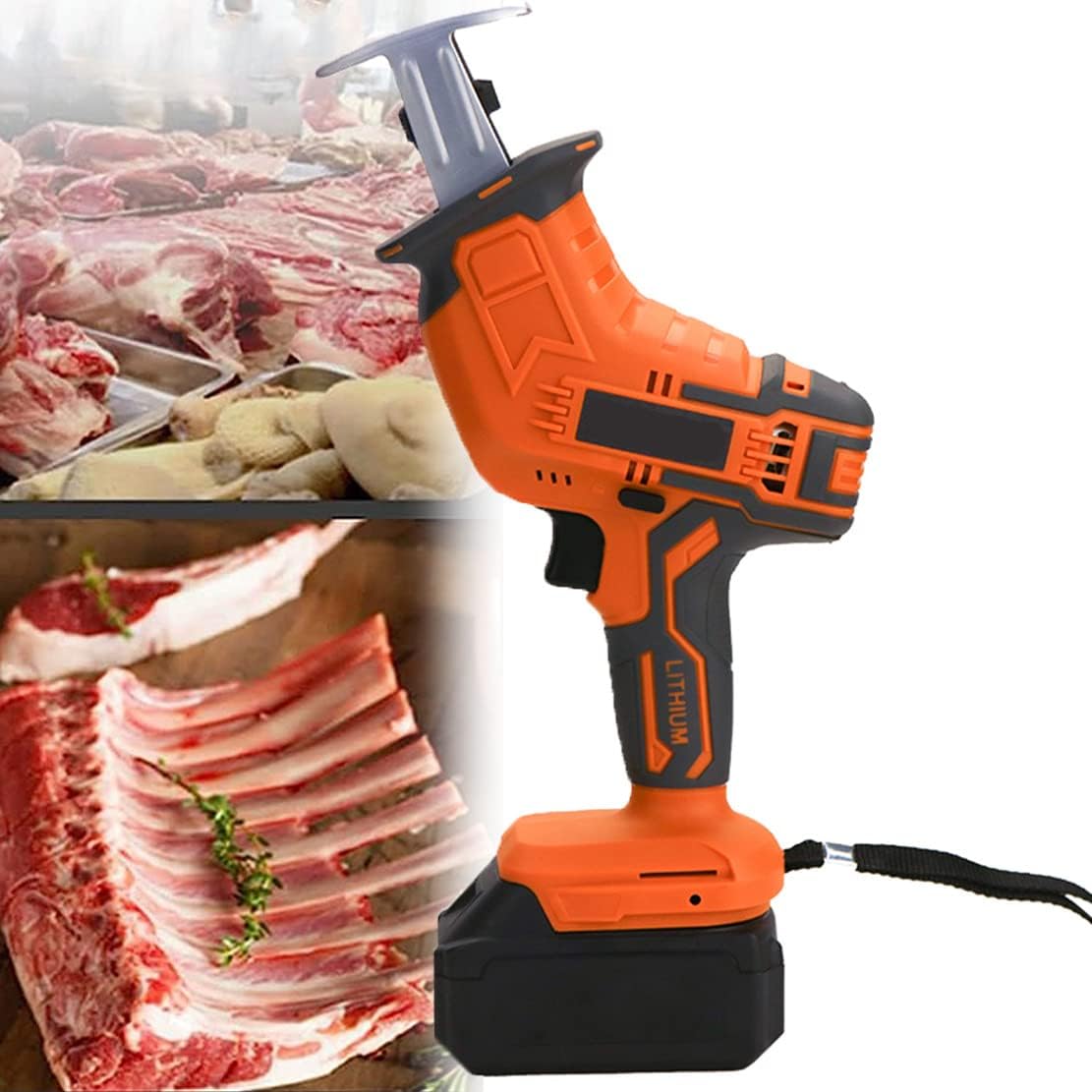 Amazon.com: Electric Butchers Bone Saw, Cordless Bone Saw Cutting ...