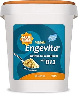 Marigold Vegan Engevita Nutritional Yeast Flakes with Vitamin B12, 650g : Amazon.co.uk: Grocery