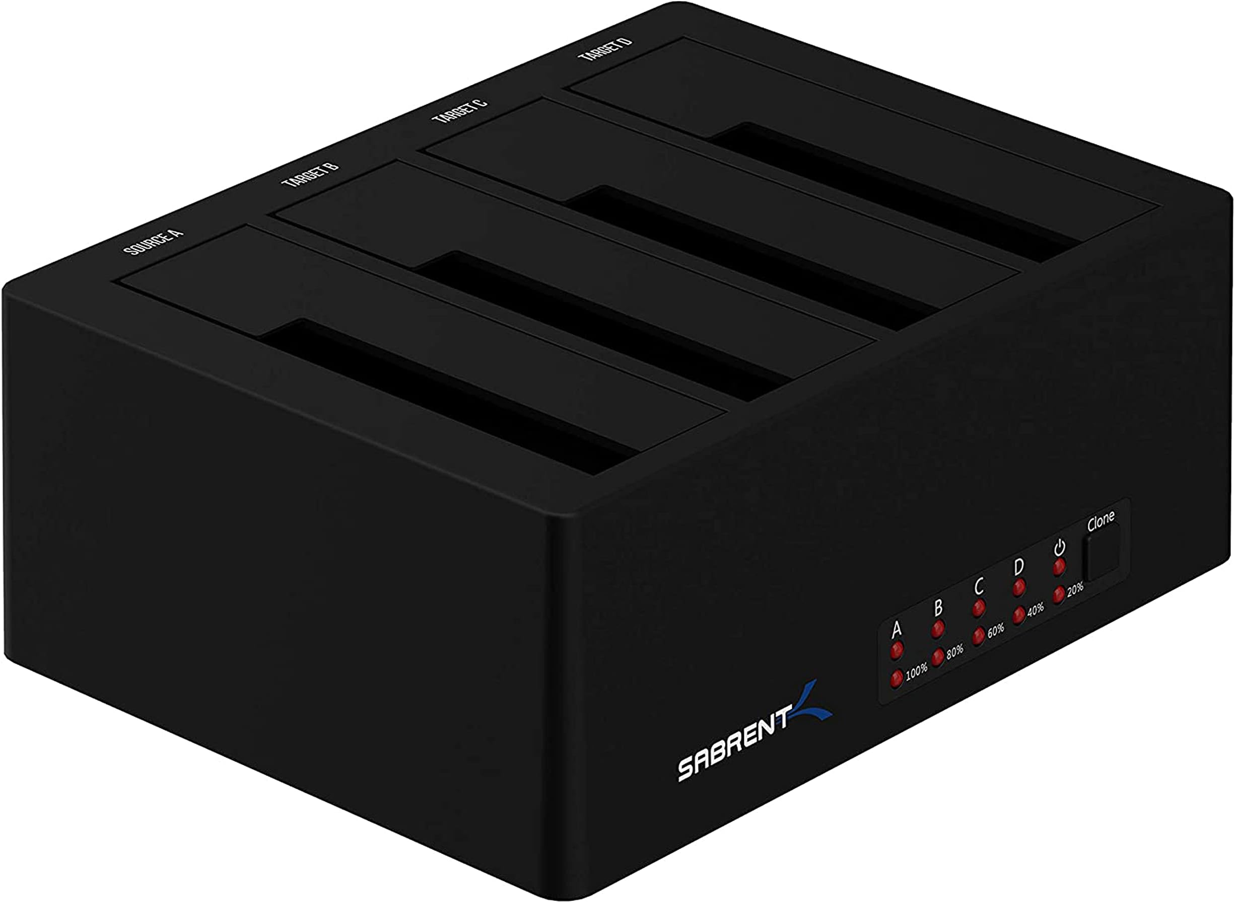 SABRENT 4 bay hard drive docking station, SSD HDD 2.5 3.5 inch SATA ...