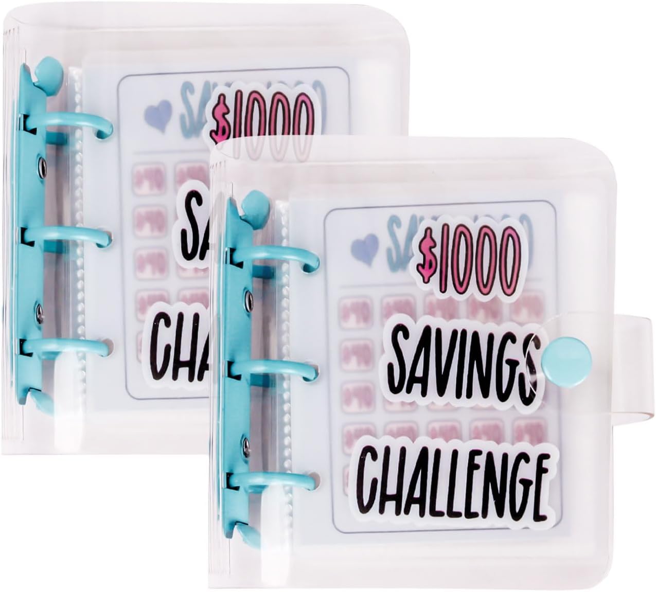 Amazon.com : 1000 Money Saving Challenge with 25 Binder Mini Money ...