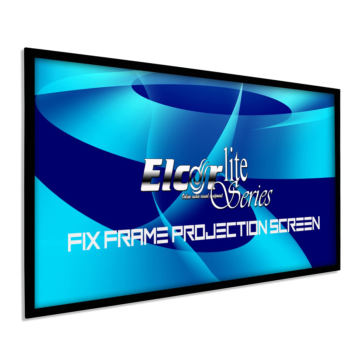 ELCOR® lite series home cinema fixed frame projection screen, 92-Inches ...