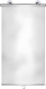 Amazon.com: Suction Cup Roller Blind No Drilling Blackout Curtains Automatic Retractable Roller ...