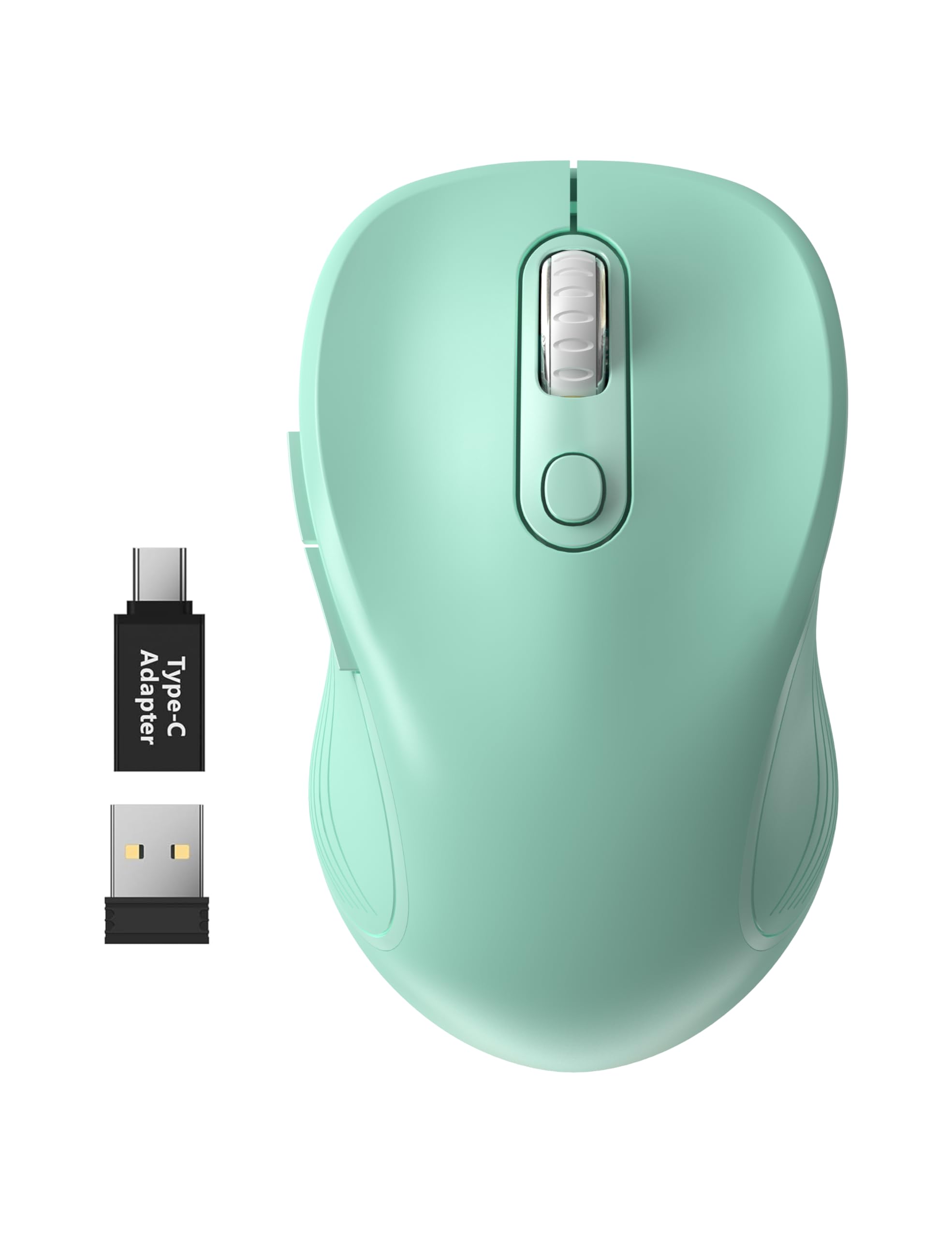 Amazon.com: WisFox 2.4G Wireless Mouse for Laptop, Ergonomic Computer ...