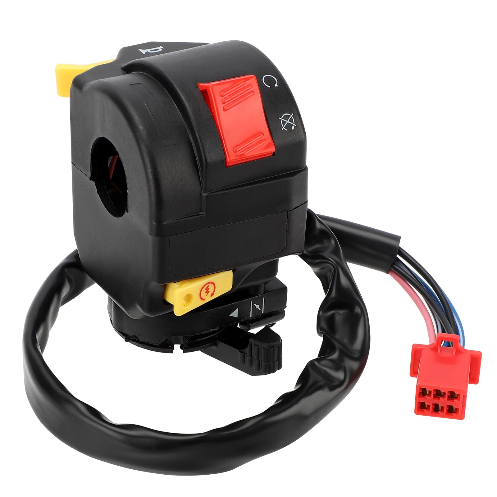 Amazon.com: M MATI Left Handlebar Start Kill Stop Horn Switch for ...