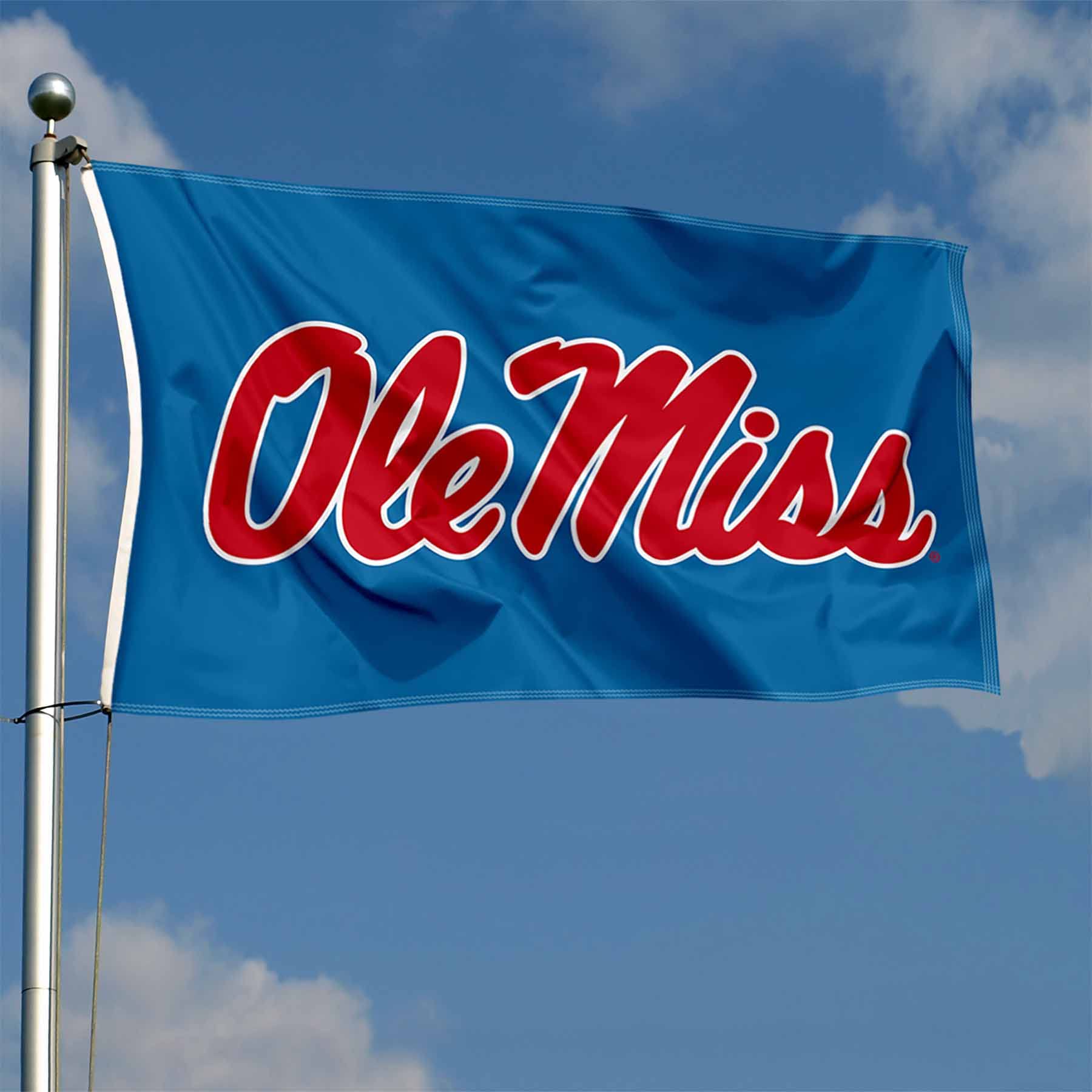 Snapklik.com : Ole Miss Powder Blue Flag