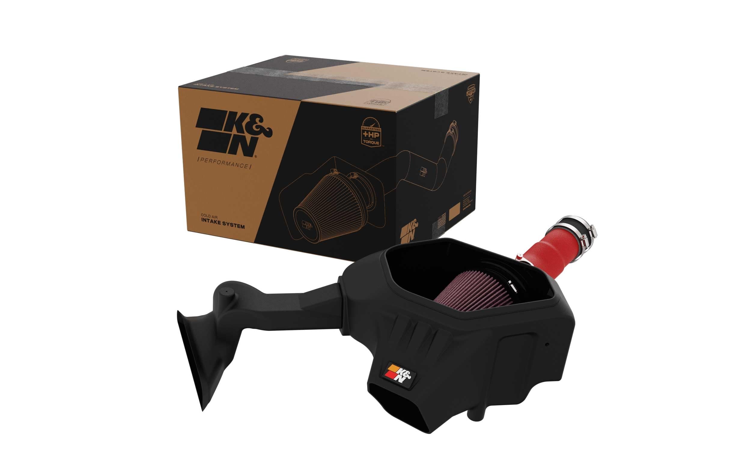 Amazon.com: K&N Cold Air Intake System: High-Flow Air-Filter, Increase ...