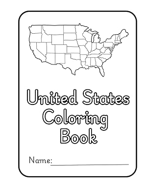 Coloring Book USA States: Coloring Book: Lyman, Shawna Lee ...