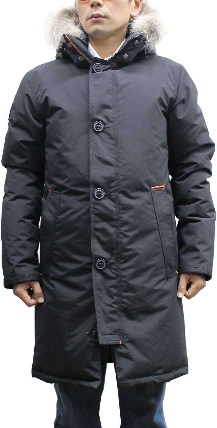 Amazon | [アウトドア・サバイバル・カナダ] OSC/NEVLUK OS0111 DOWN JACKET (ORCA BLACK ...