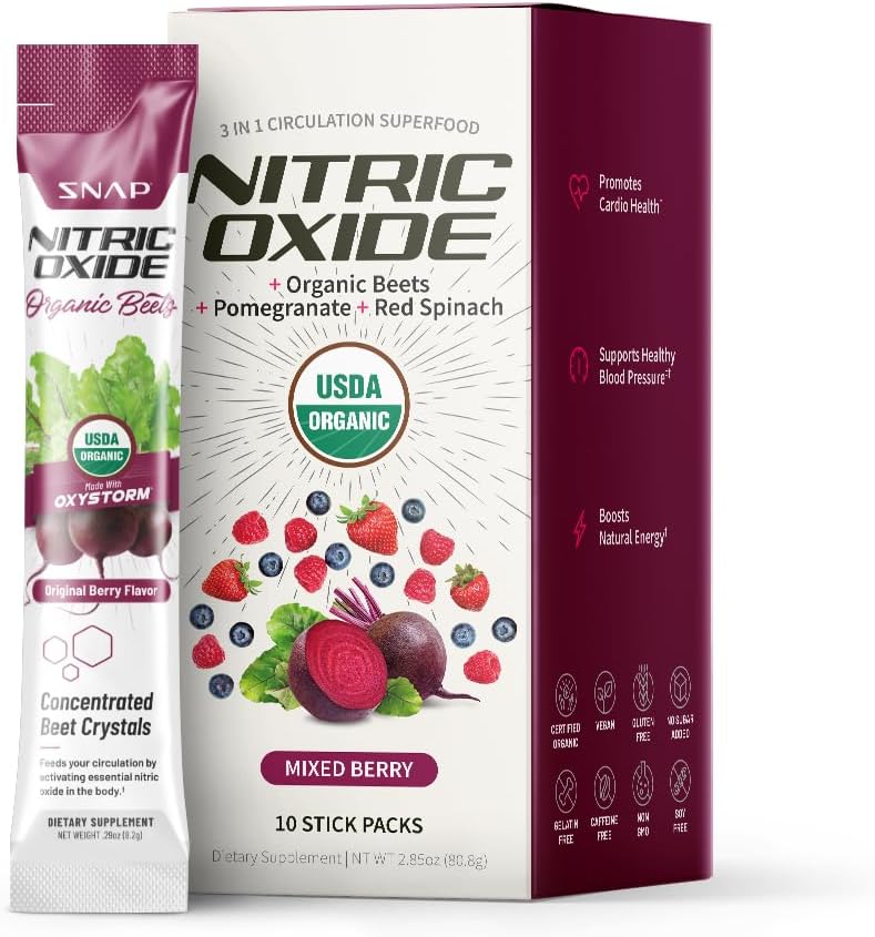Amazon.com: Snap Supplements Nitric Oxide Beet Chews, Nitric Oxide ...