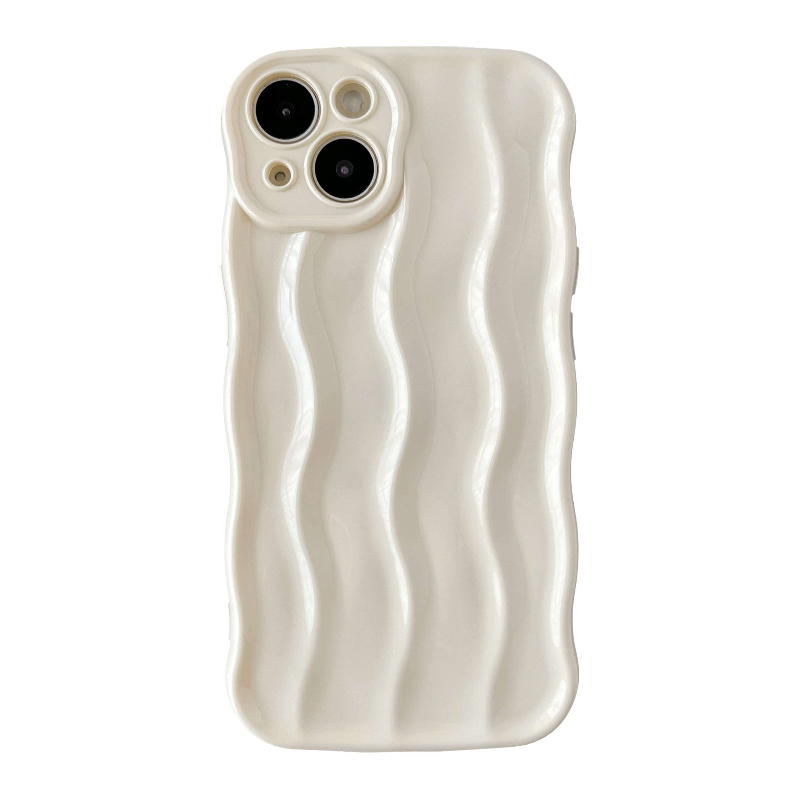Amazon.com: Caseative for iPhone 13 Case,Water Ripple Pattern Curly Wave Frame Soft Compatible ...