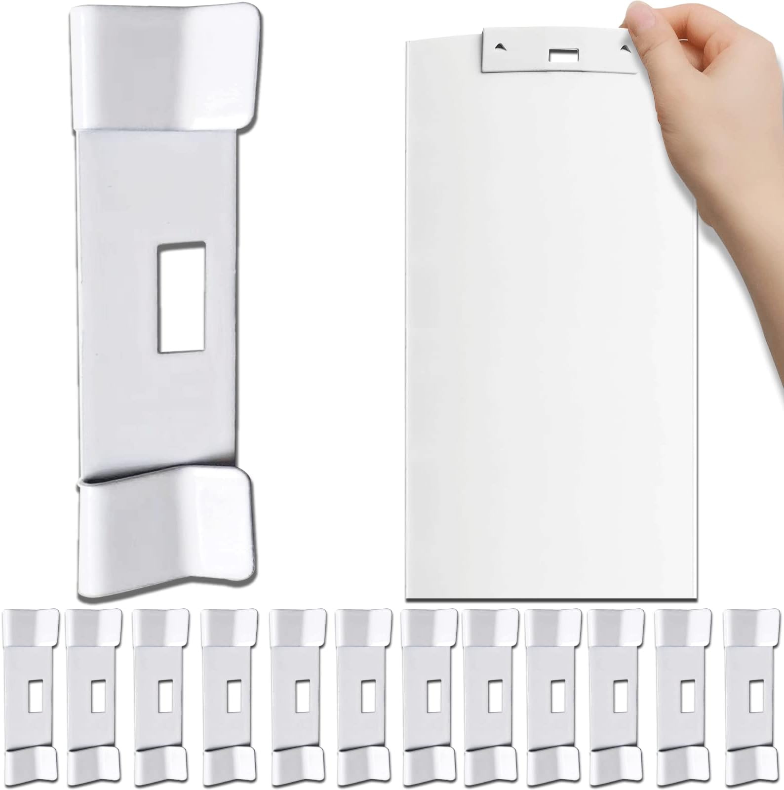 Amazon.com: 4pcs Valance Clips 3.5" Clear Vertical Blind Hidden ...