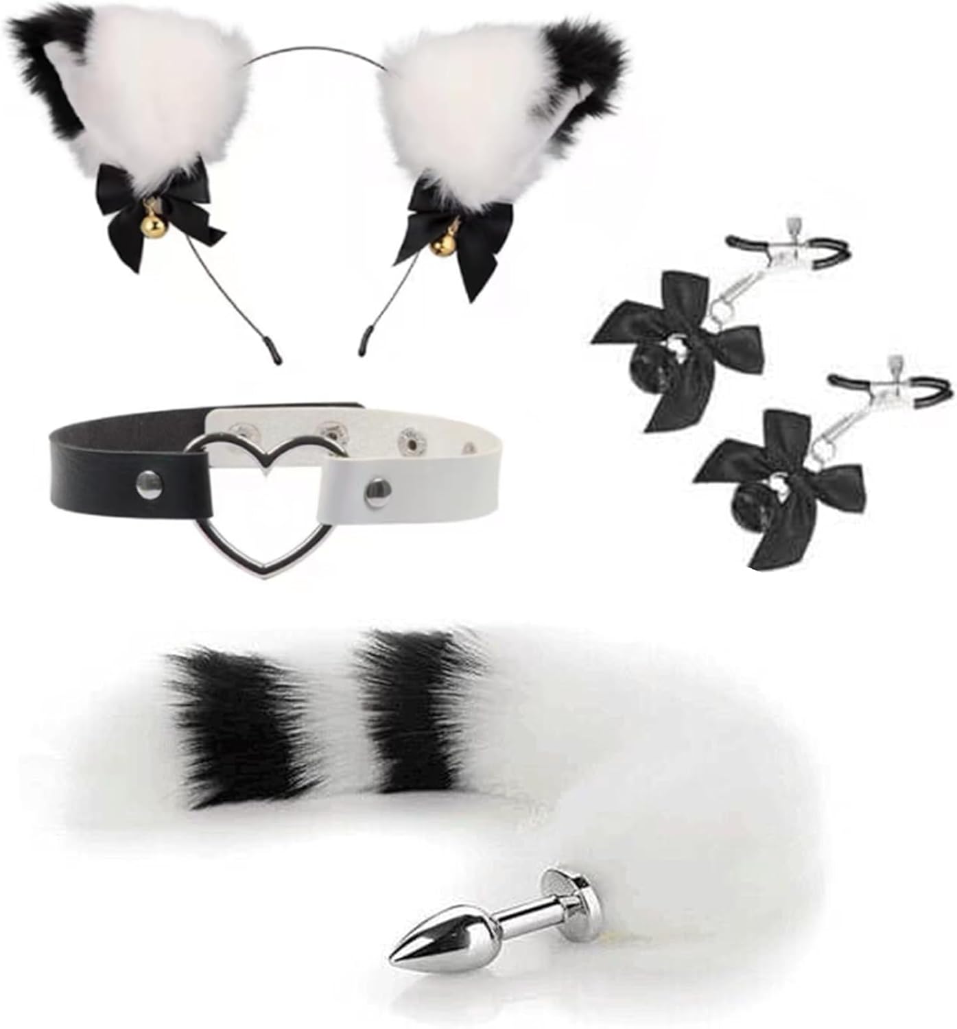 Amazon.com: Anal Plugs Butt Plug Tail Plug Butt Plug with Tail Fox Tail Plug,Stainless Steel ...