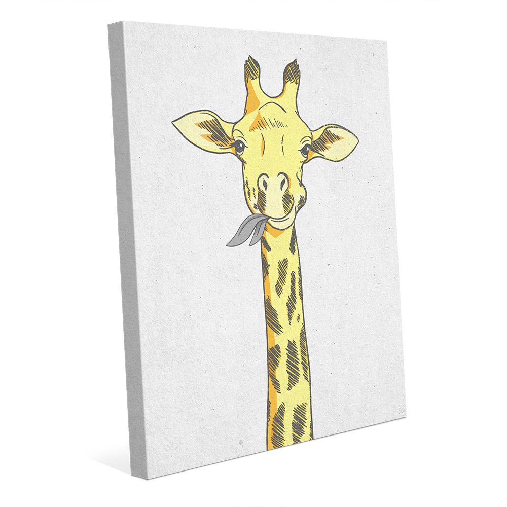 Giraffe Eating Drawing